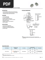A-5461AS Super Red Display Datasheet | PDF | Soldering | Color