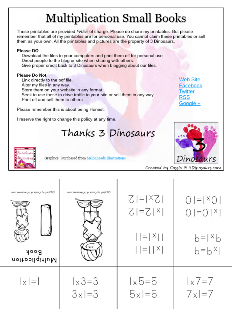 Free Multiplication Printable Books | PDF | Software | Web 2.0