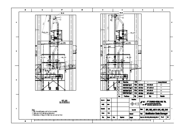 GA DRAWING Recover1-Model | PDF