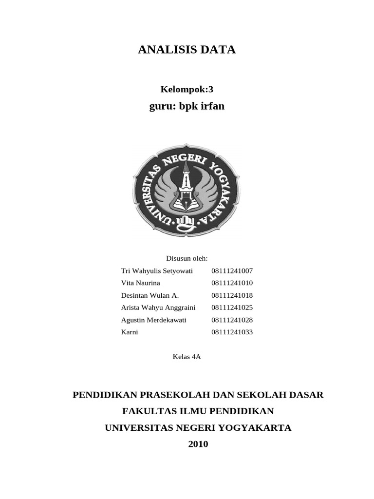 Analisis Data | PDF