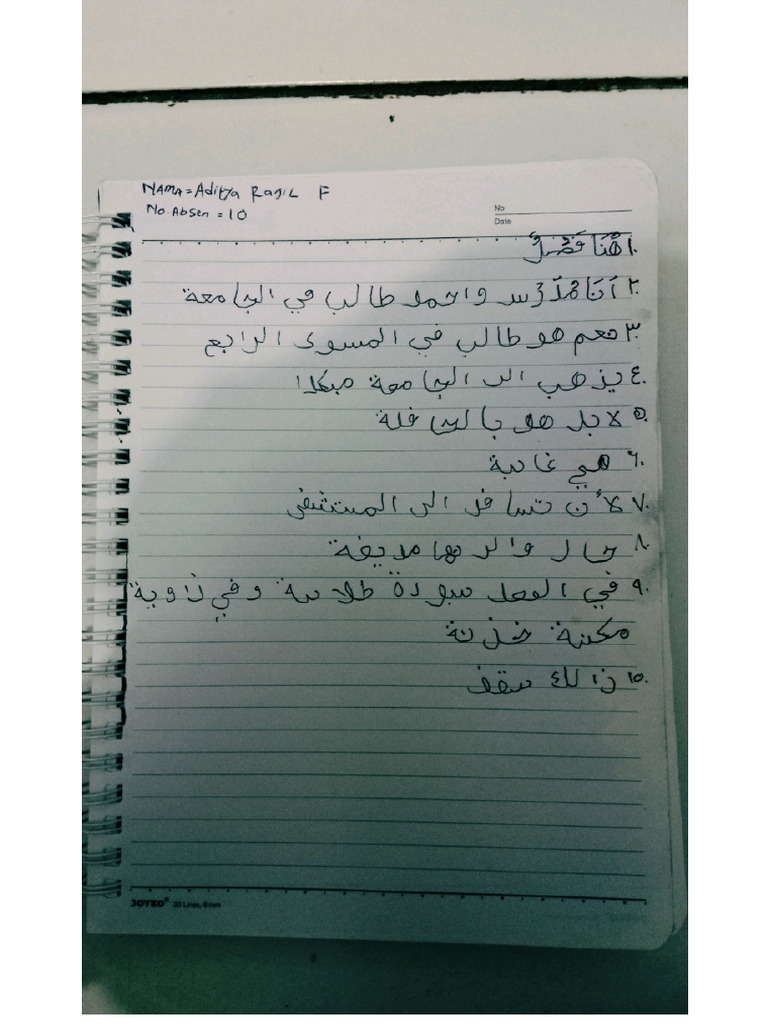 Aditya Ragil F Bhs Arab | PDF