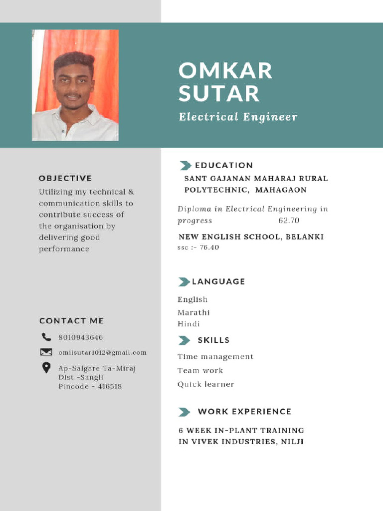 Omkar Sanjay Sutar | PDF