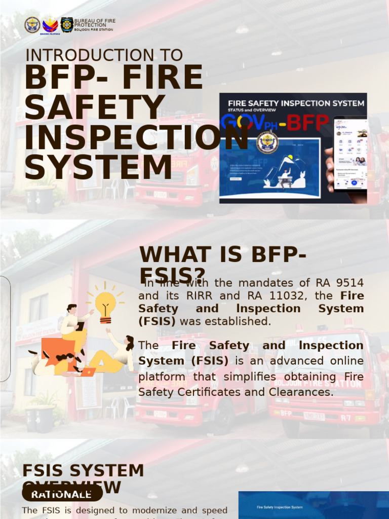 Intro To Fsis | PDF | Fire Safety