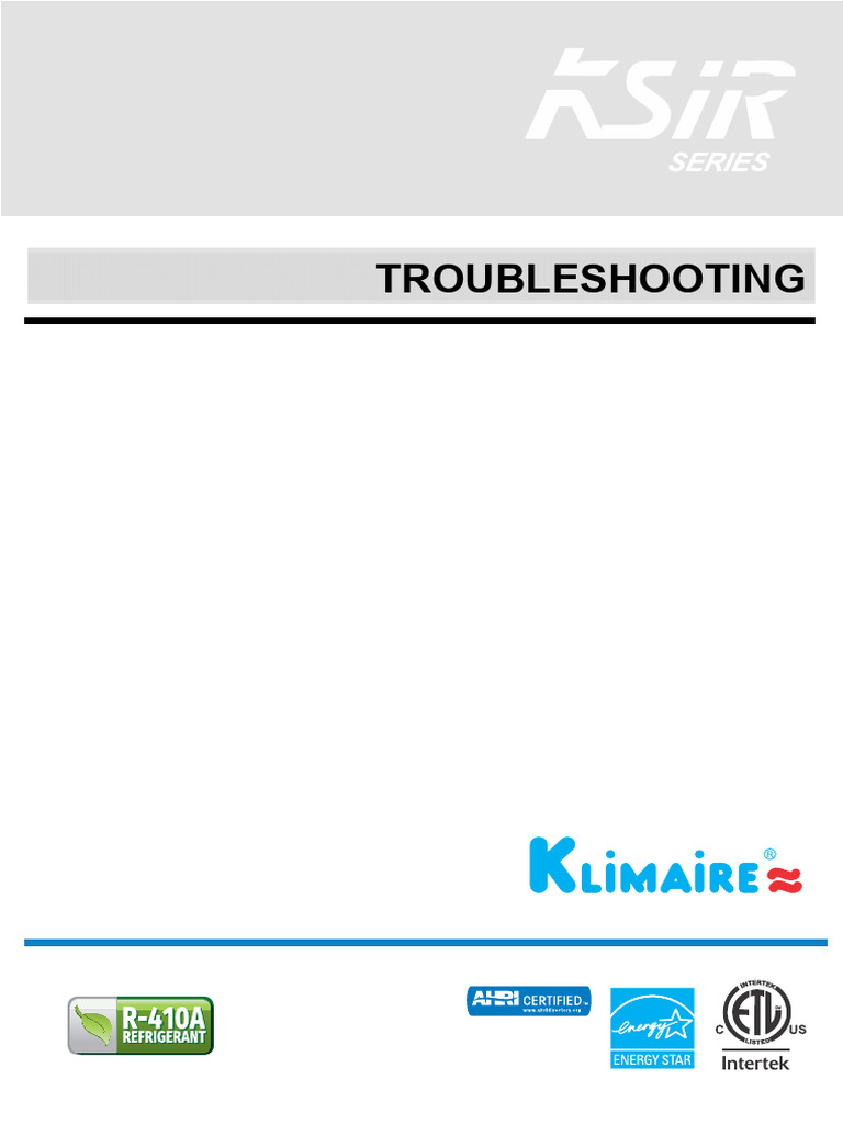 Ksir Series Troubleshooting | PDF | Power Supply | Capacitor