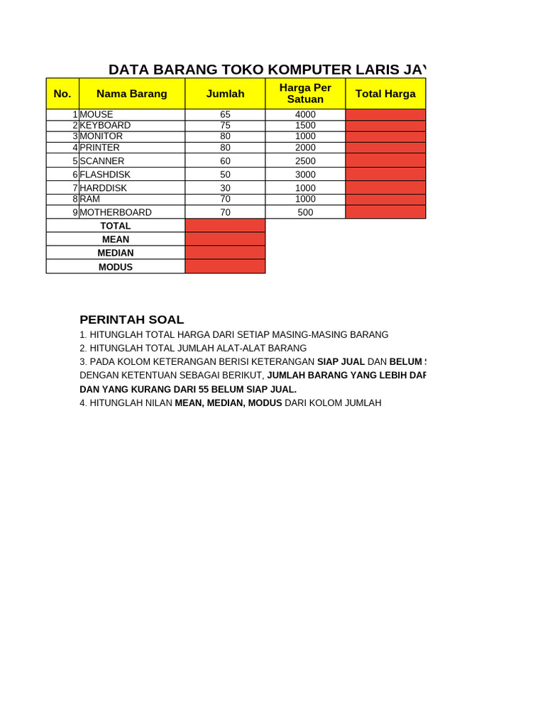 Pengolah Data - Kelas 8 | PDF