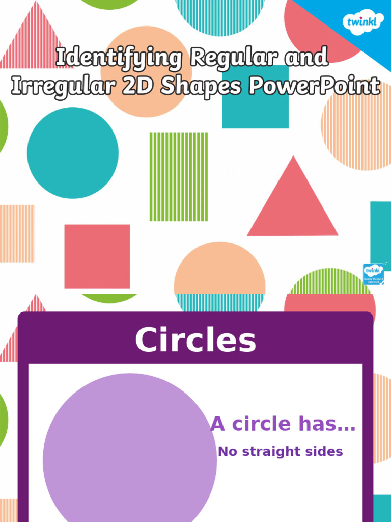 T N 10178 Identifying Regular and Irregular 2d Shapes Powerpoint - Ver ...