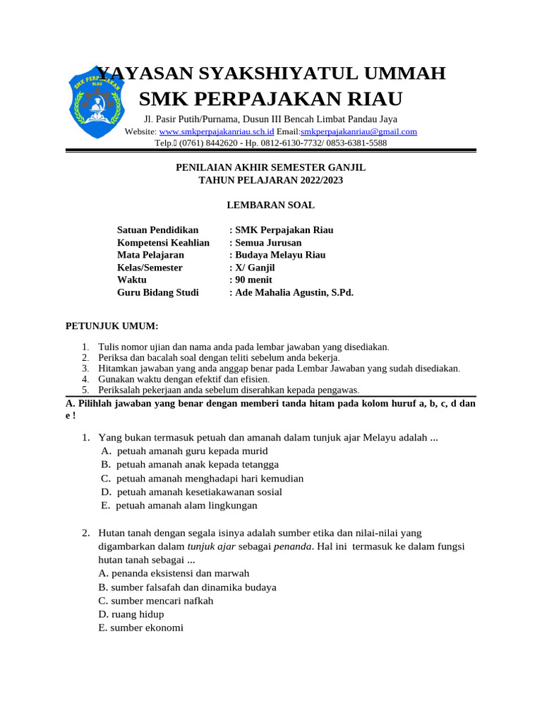Soal BMR | PDF