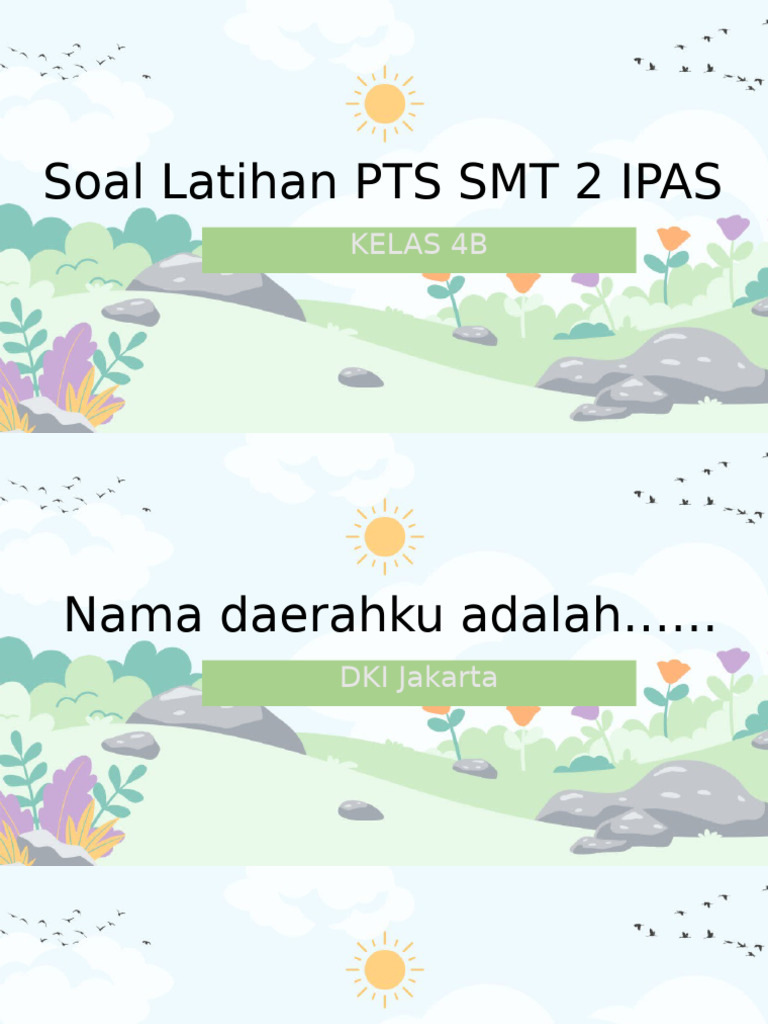 Soal Latihan PTS SMT 2 IPAS | PDF