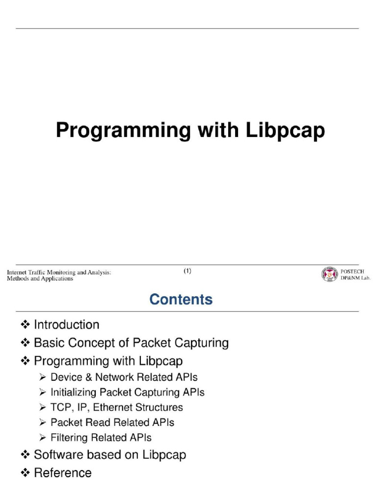 Libcap | PDF