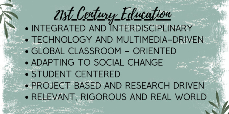 21ST Century Education | PDF