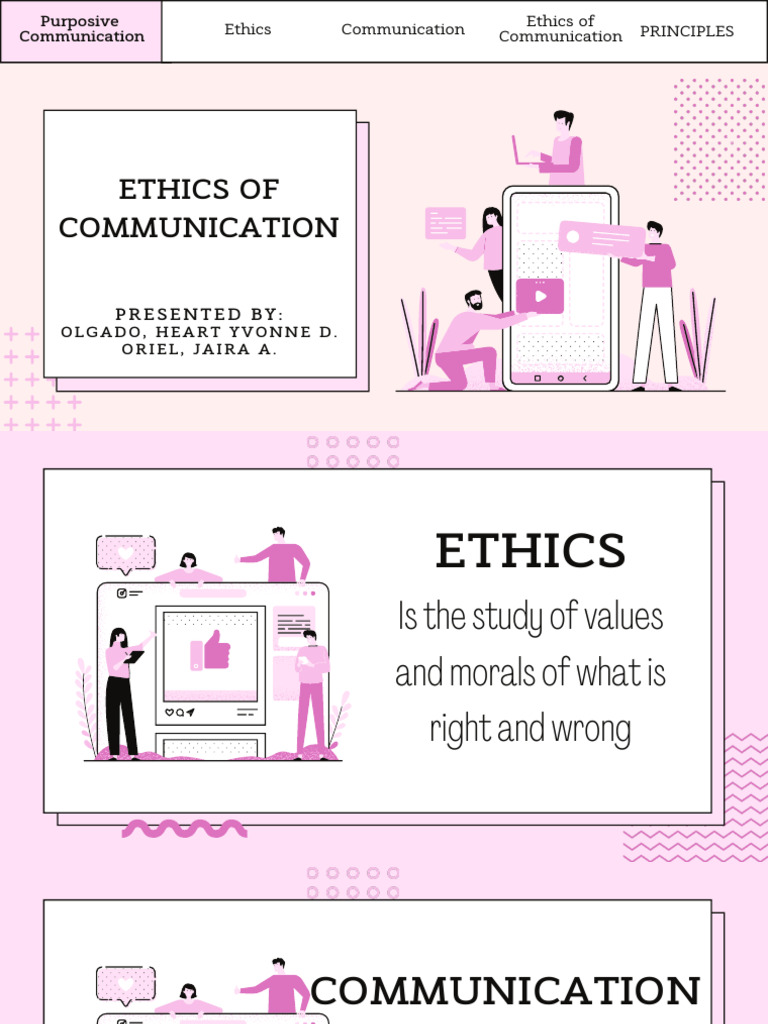 Ethics of Communication 2 | PDF | Career & Growth