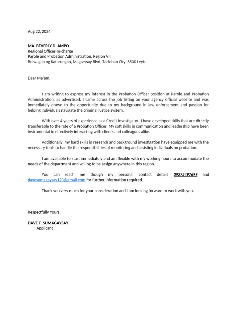 Application Letter (Signed) | PDF Application Letter (Signed) | PDF