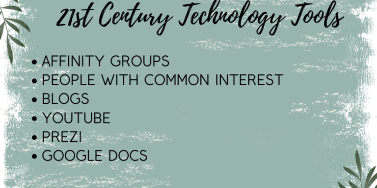 21ST Technology Tools | PDF