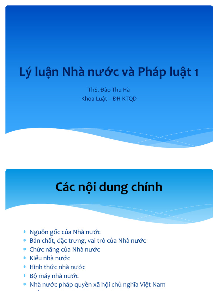 LL1. slide nguồn gốc nhà nước | PDF