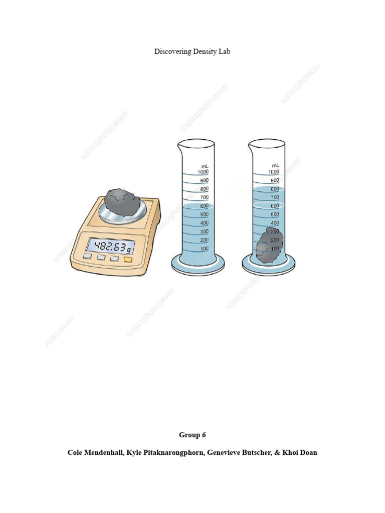 Measuring Metal Density in Lab | PDF | Volume | Density
