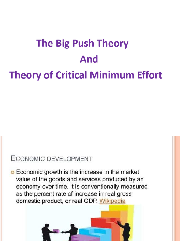 The Big Push Theory and Theory of Critical Minimum Effort | PDF ...
