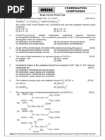 Coordination Compounds - JEE MAIN 2024 Session 1 PYQs | PDF | Ion | Condensed Matter Physics