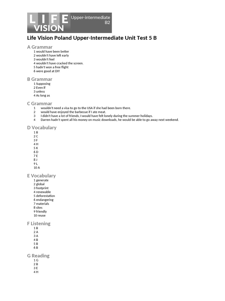 LVP Unit 5B AK | PDF