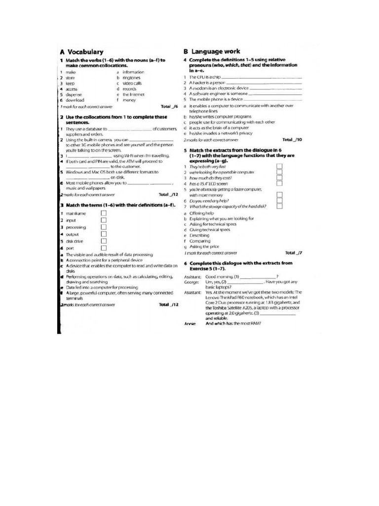 Test Units 1-4 | PDF