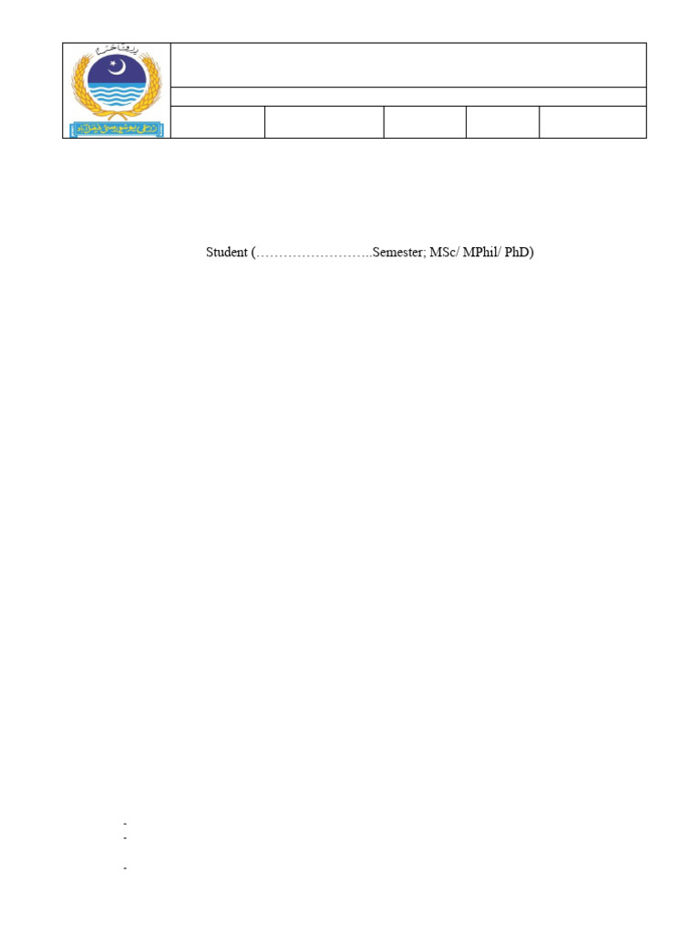 Sample Analysis Proforma | PDF