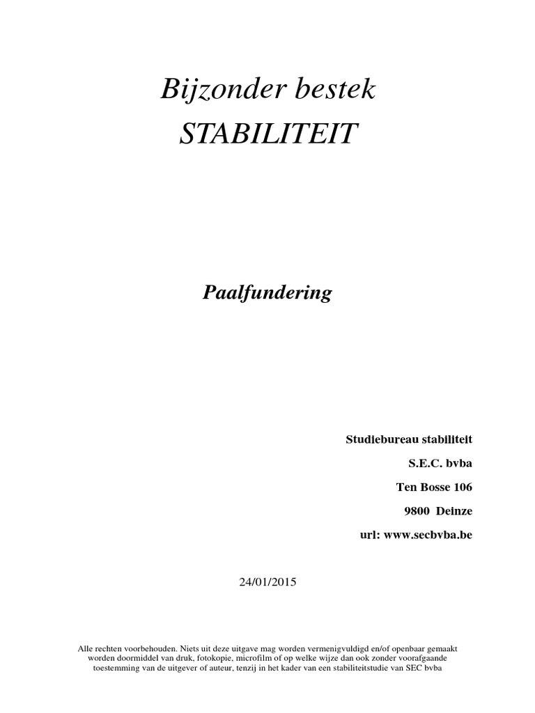 Paalfundering | PDF