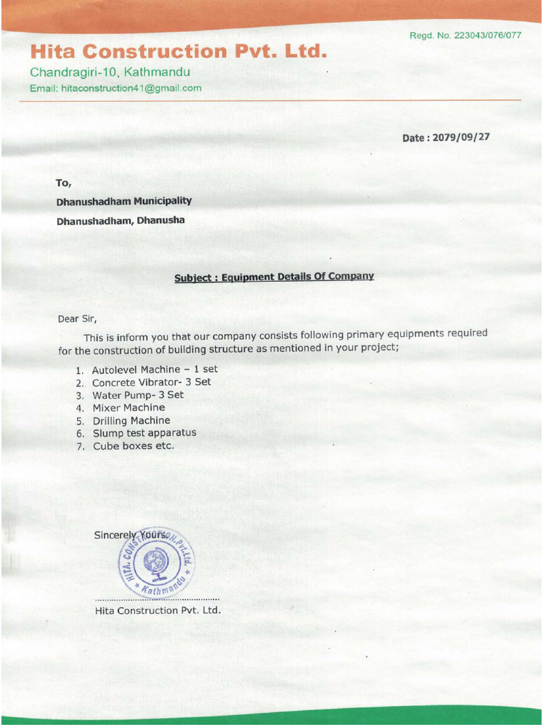 Equipment Detail | PDF