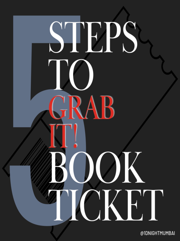 How to Book Your Ticket in 5 Steps | PDF