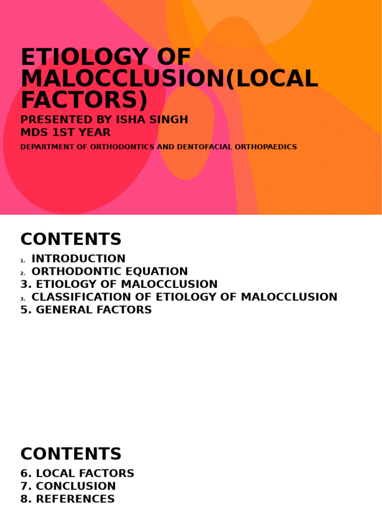 eom local | PDF | Human Tooth | Medical Specialties