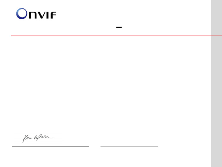 Dahua ONVIF Membership Certificate | PDF