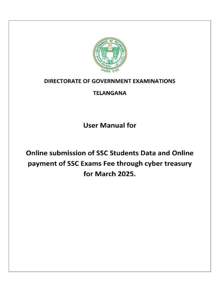 SSC 2025 User Manual | PDF