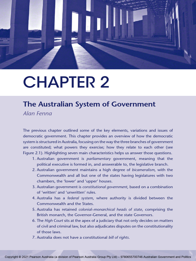 The Australian System of Government | PDF | High Court Of Australia ...