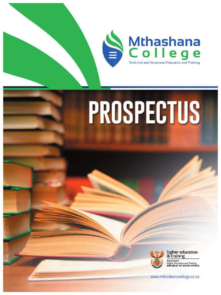 Mthashana TVET College Course Offerings | PDF | Engineering | Diploma