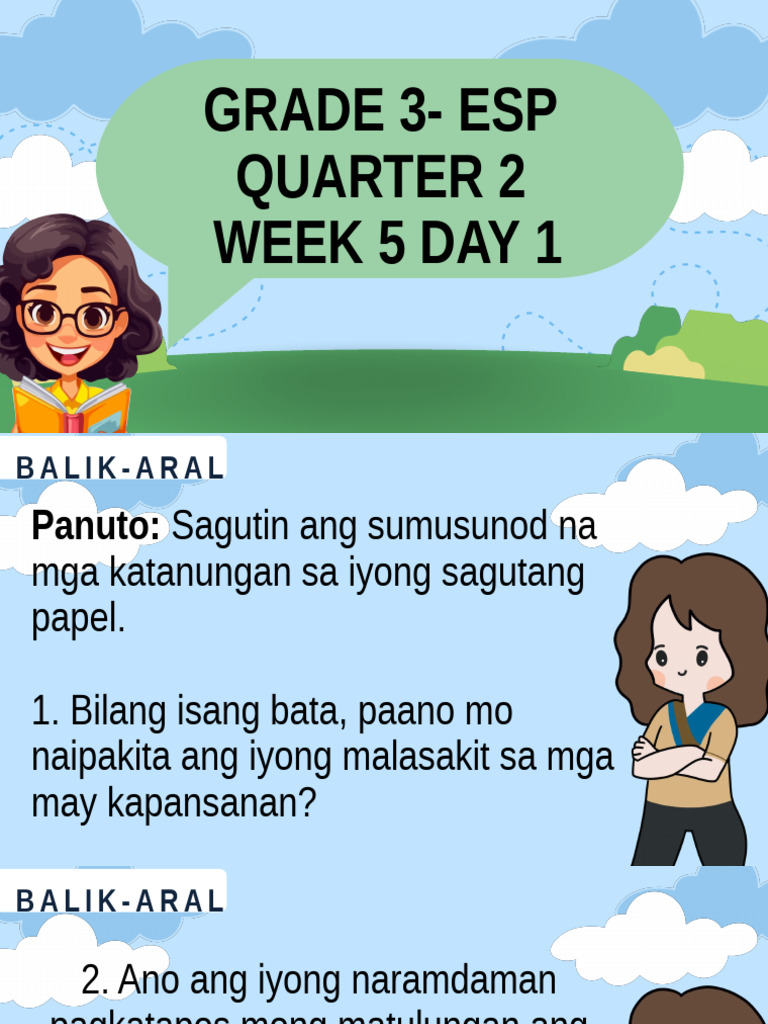 G3Q2 Week 5 Esp | PDF