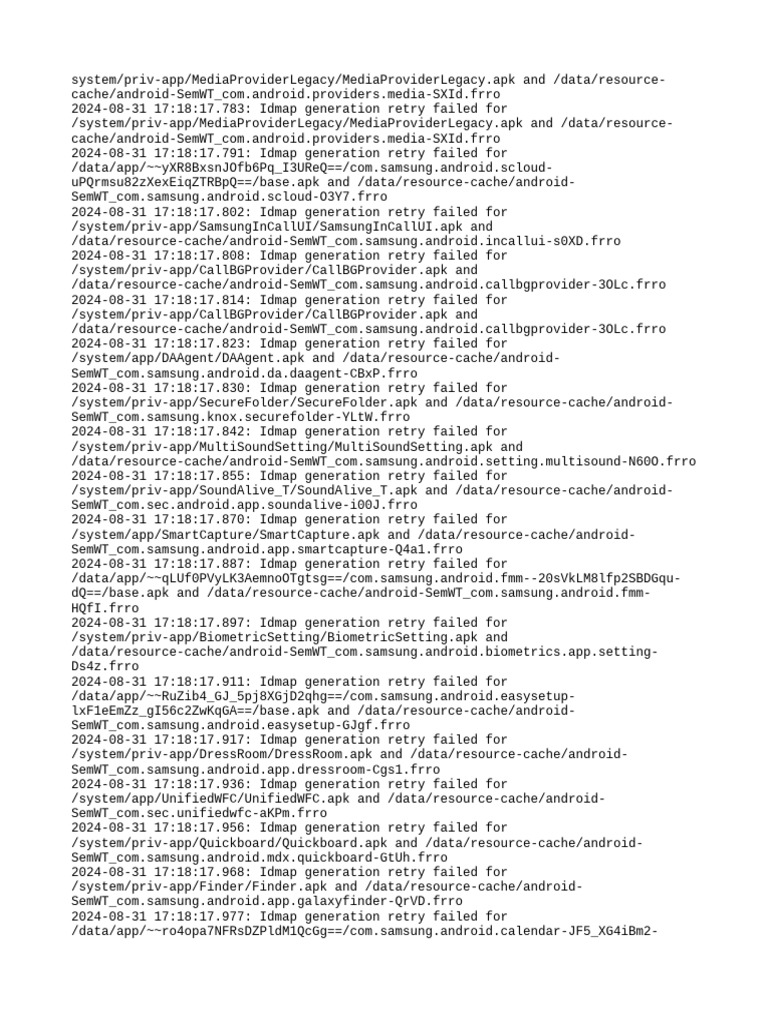 Lom Log | PDF | Android (Robot) | Computer File Formats