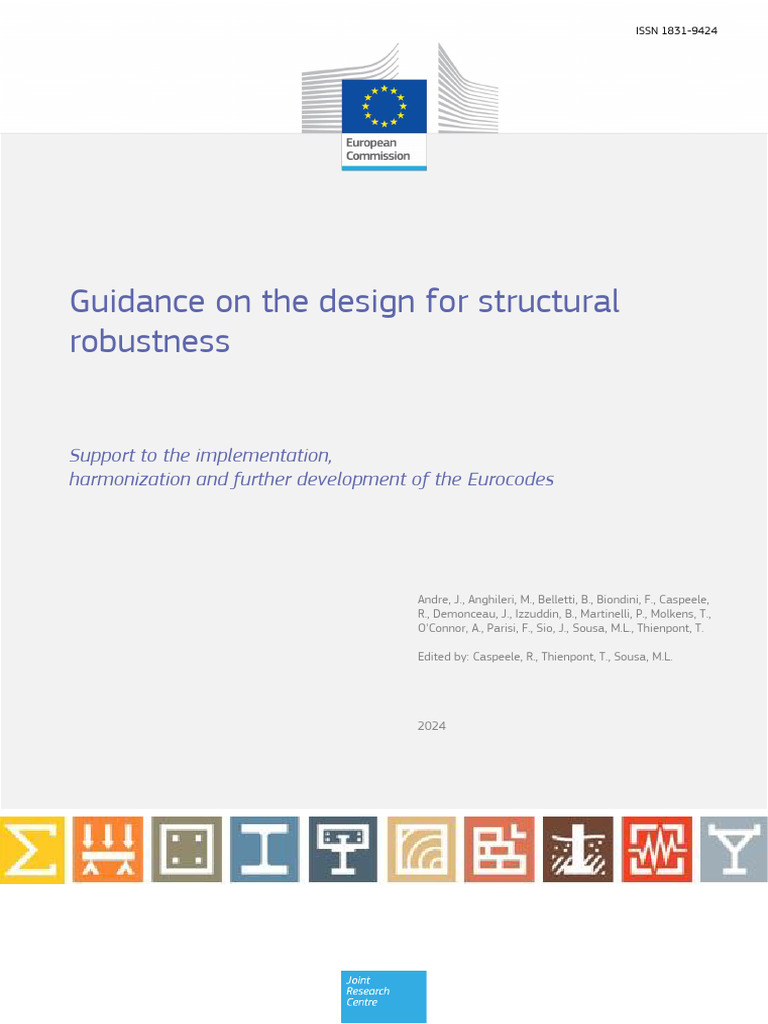 2024 - JRC-Guidance On The Design For Structural Robustness | PDF ...