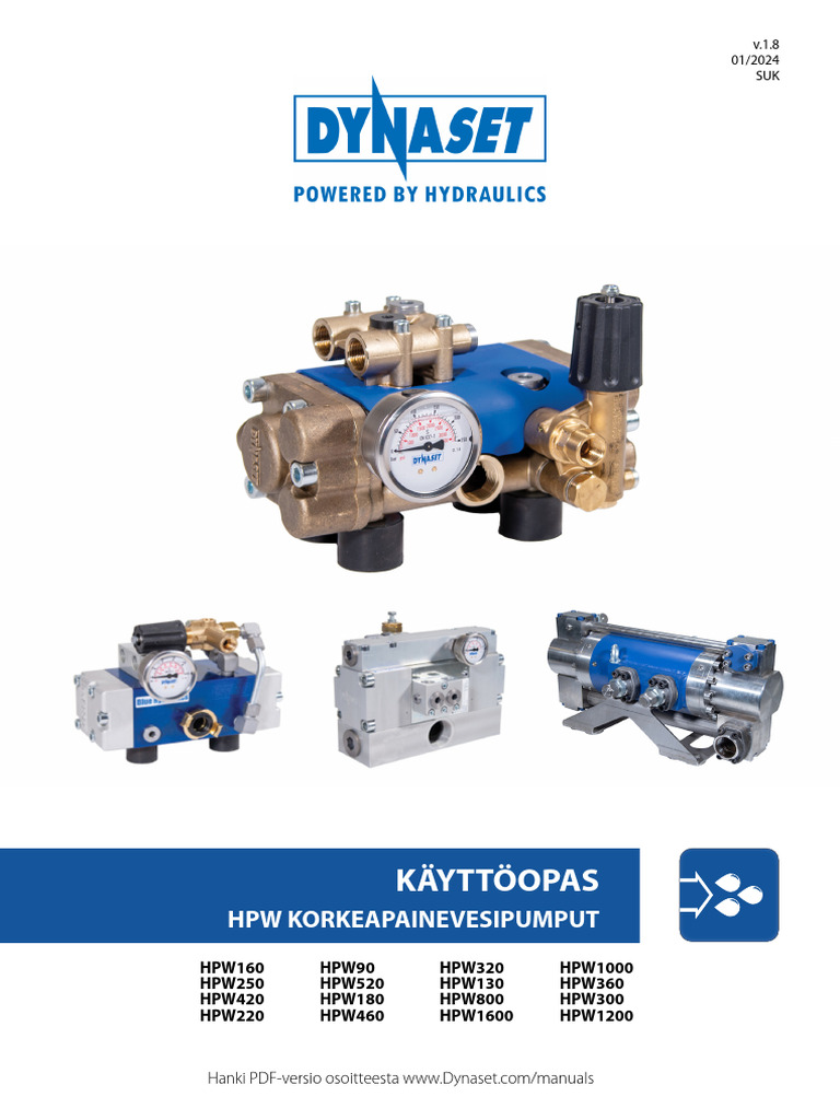 DYNASET-HPW High Pressure Water Pumps-User Manual-Web-Fi-V1 - 8-01 ...