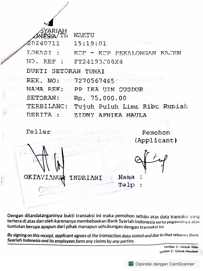 Iuran Alumni-3120055-Zidny Afnika Maula | PDF