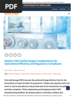 OSD Manufacturing Process Overview | PDF | Tablet (Pharmacy) | Liquids