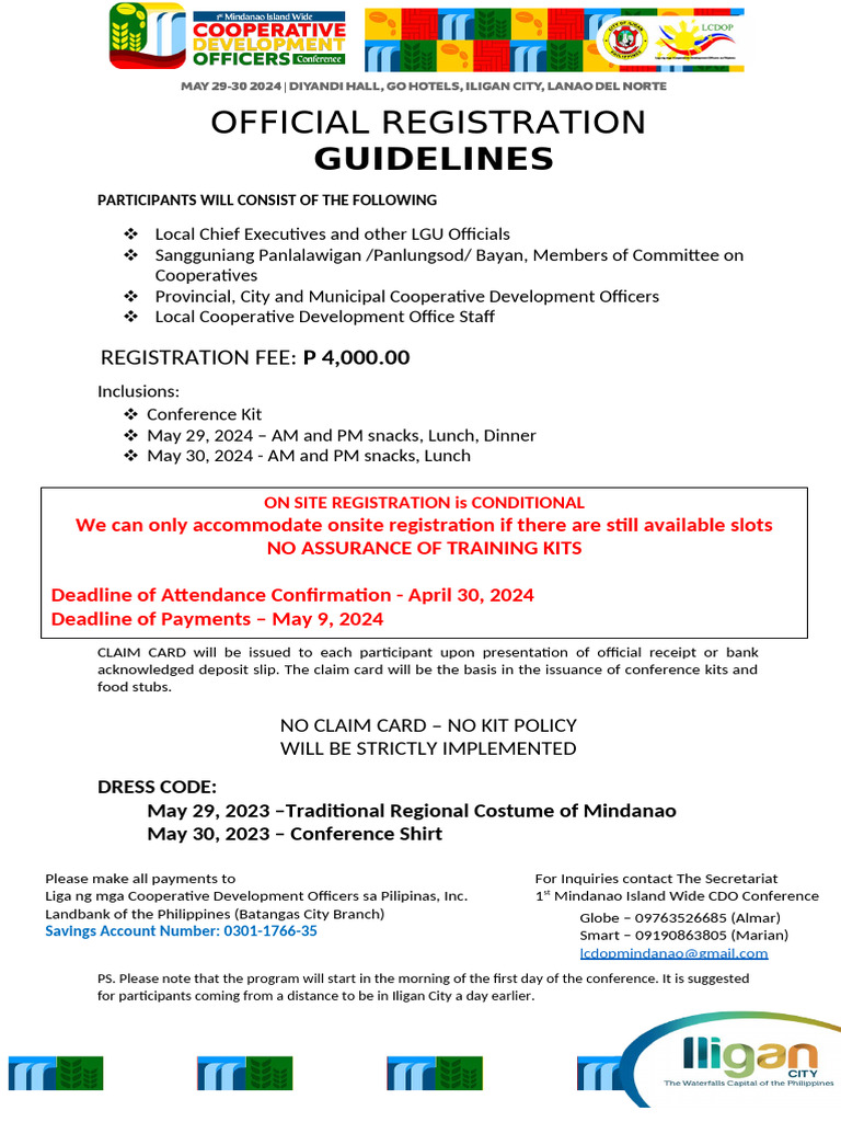 Draft Registration Guidelines Edited 3 | PDF