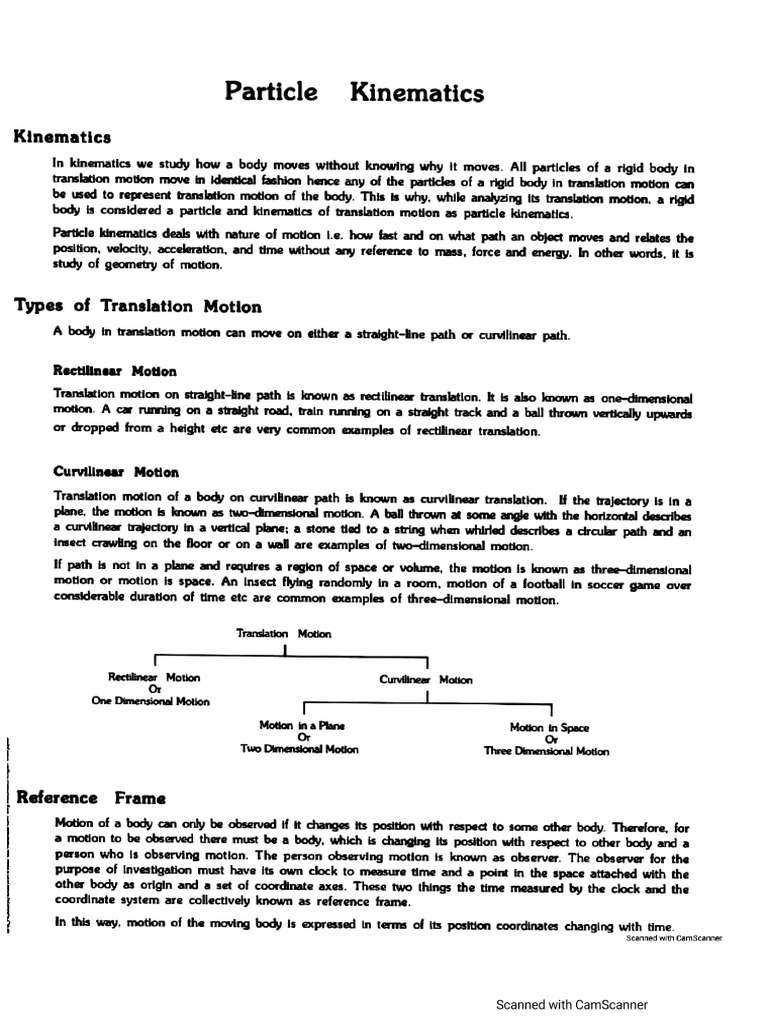 Particle Kinematics | PDF