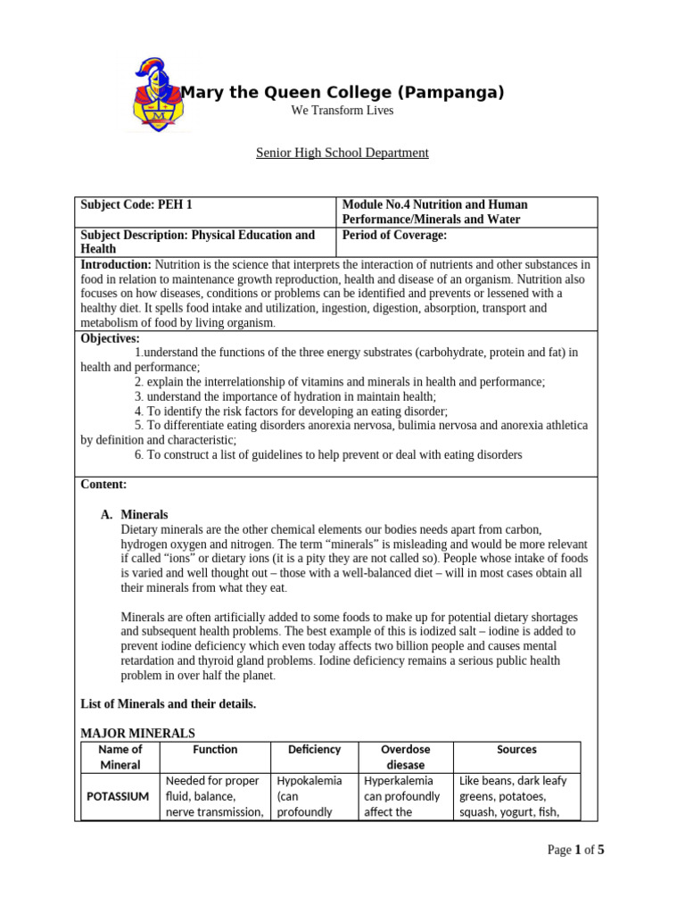 Module-Week-9 | PDF | Nutrition | Diet & Nutrition Module-Week-9 | PDF | Nutrition | Diet & Nutrition