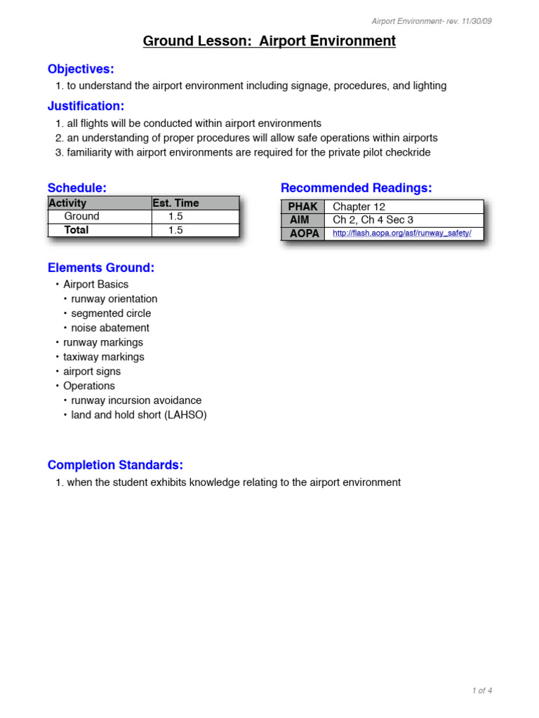 Airport_Environment | PDF | Runway | Airport
