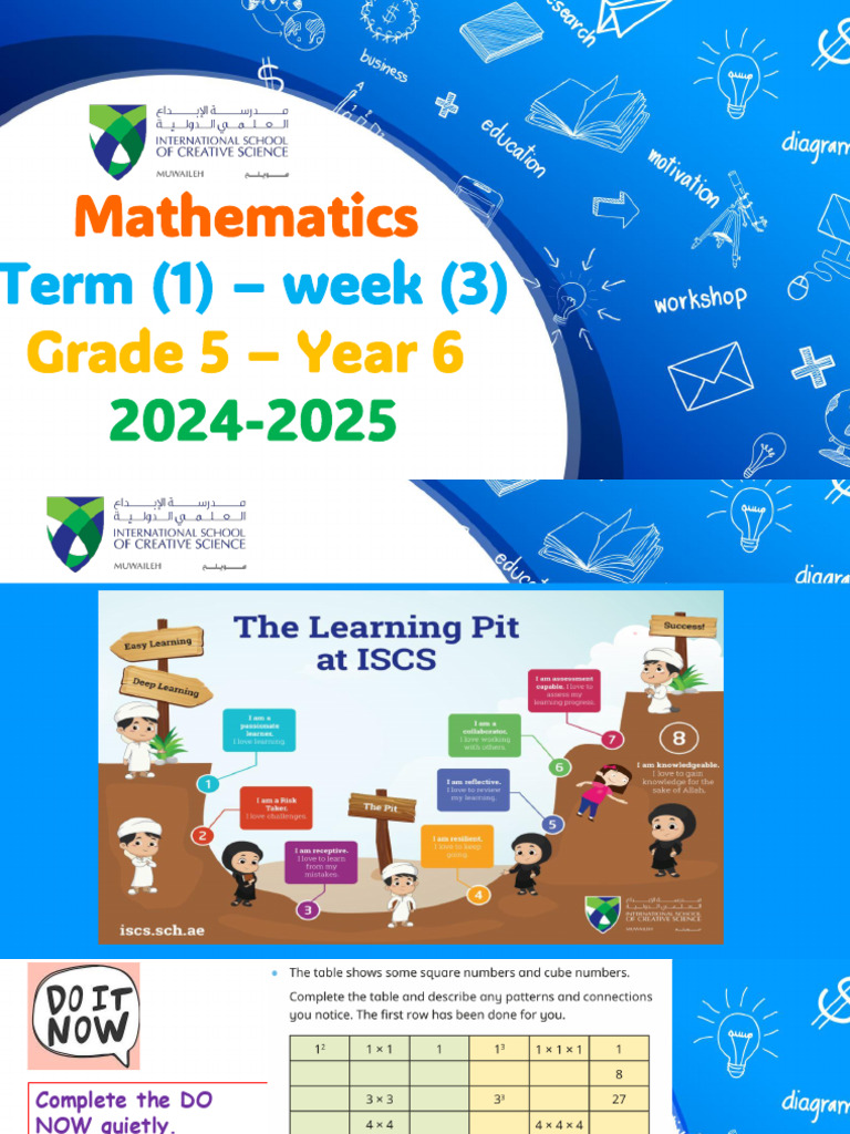 Grade 5 Math: Square & Cube Numbers | PDF