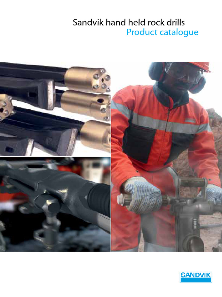Handheld Rock Drills Product Catalogue | PDF | Drill | Drilling