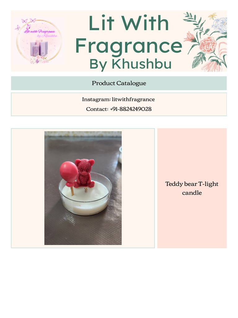 Litwithfragrance Product Catalogue | PDF