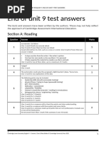 LS English 9 Unit 1 Test | PDF | Mars | Terrestrial Planets