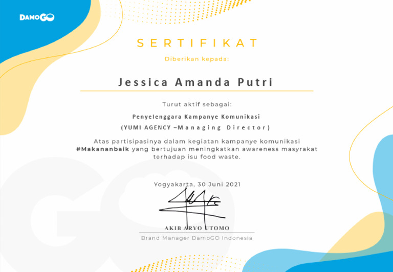 Jessica Amanda Putri - Managing Director | PDF