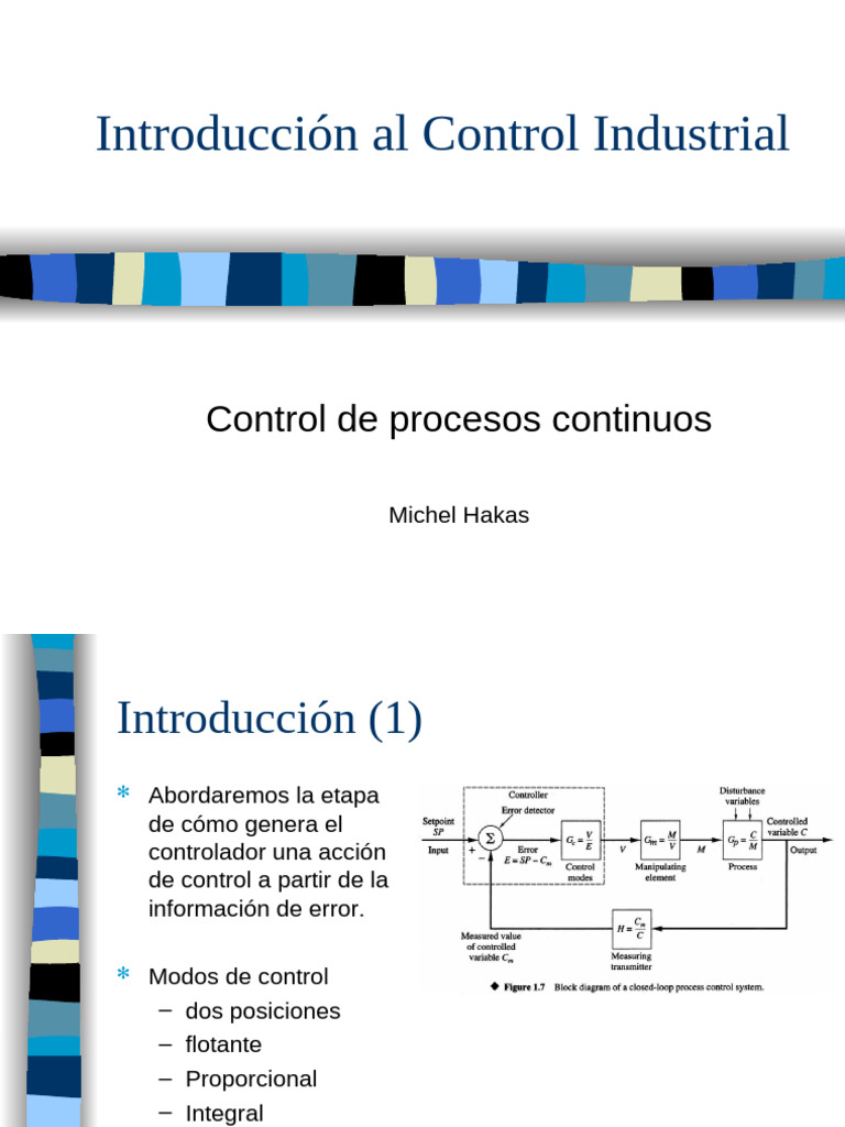 Control de Procesos Continuos | PDF | Ciencia y matemáticas