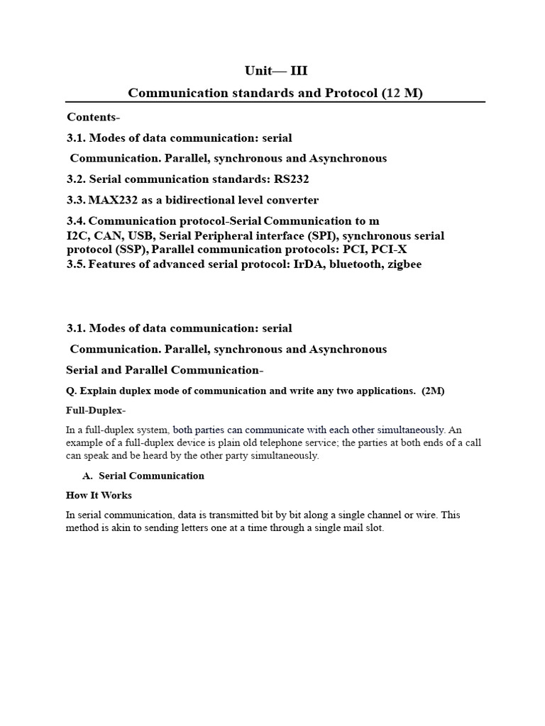 ES UNIT 3 | PDF | Usb | Infrared