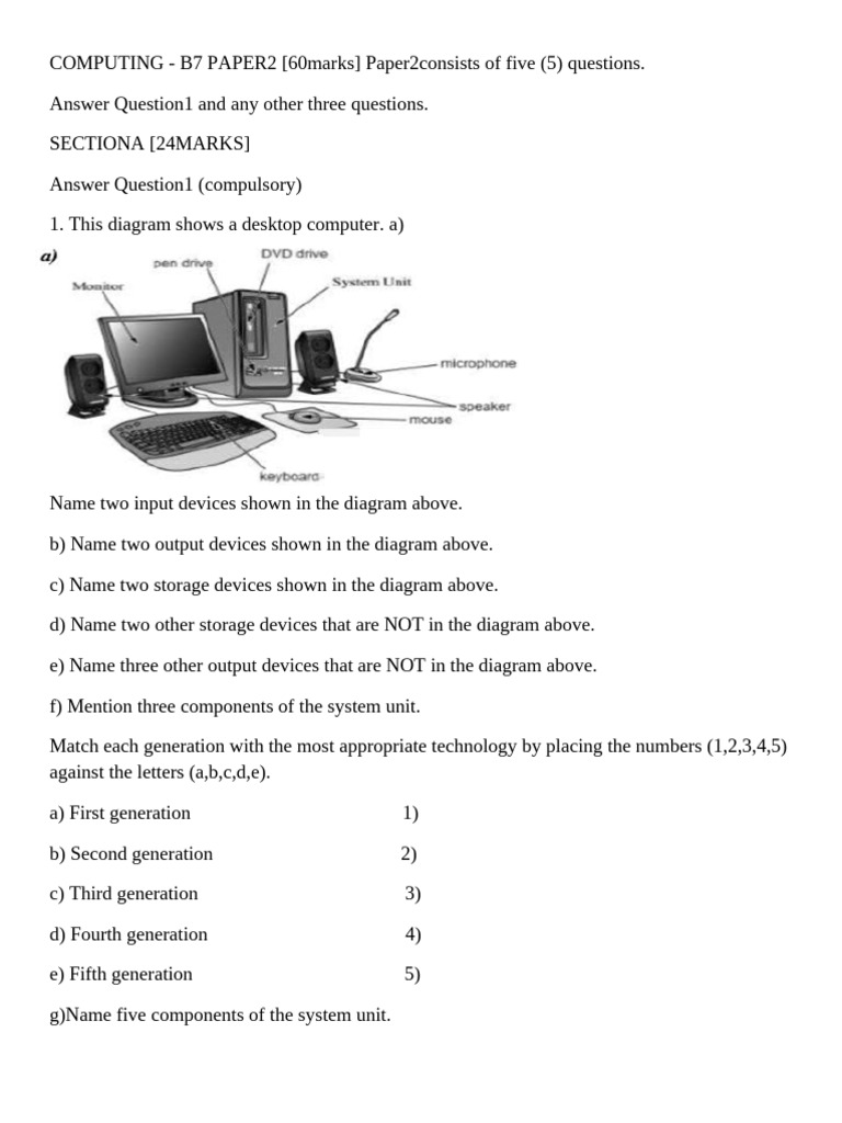 b7 Test | PDF | Computers